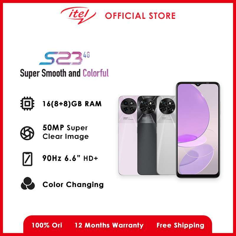 Promo ITEL S23 8/256 Diskon 4% di Seller Toko_Hoki88 Official Store - Toko_Hoki88 | Blibli
