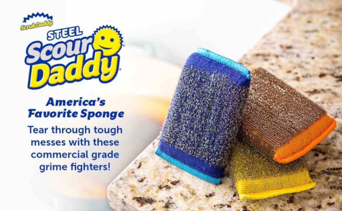 Jual Scrub Daddy Steel Scour Pads Pembersih Karat Piring Cast Iron Di ...