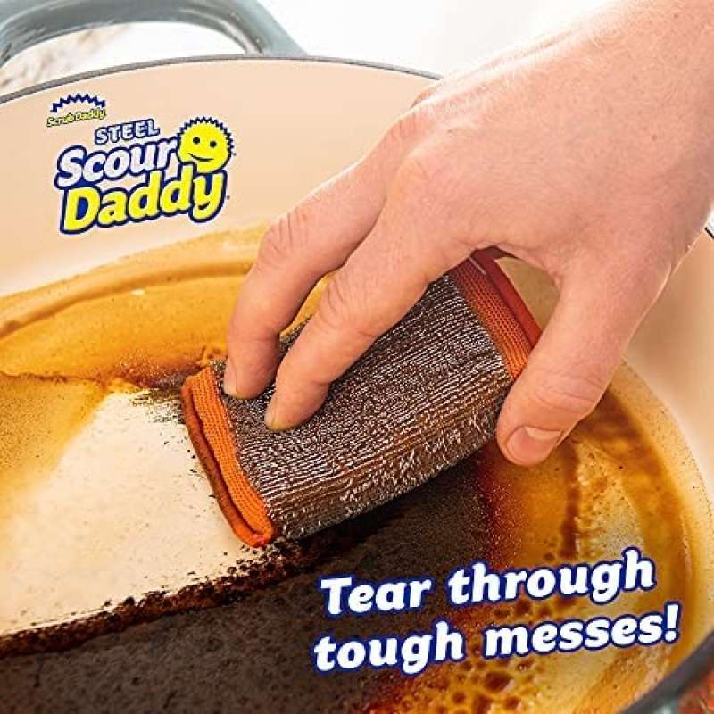 Jual Scrub Daddy Steel Scour Pads Pembersih Karat Piring Cast Iron Di ...