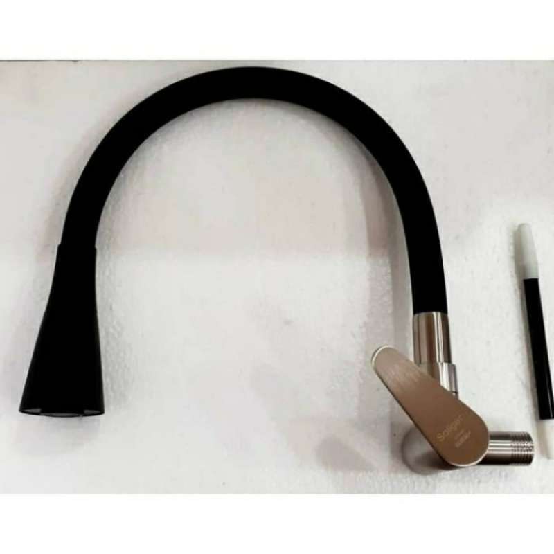 Jual Kran Cuci Piring Fleksibel Hitam Soligen / Kran Sink Model ...