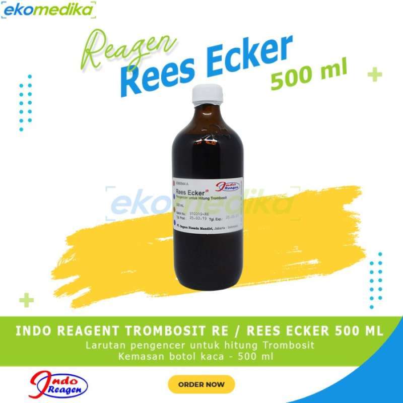Promo Indo Reagent Trombosit Re (reesecker) 1x500ml Diskon 17% Di ...
