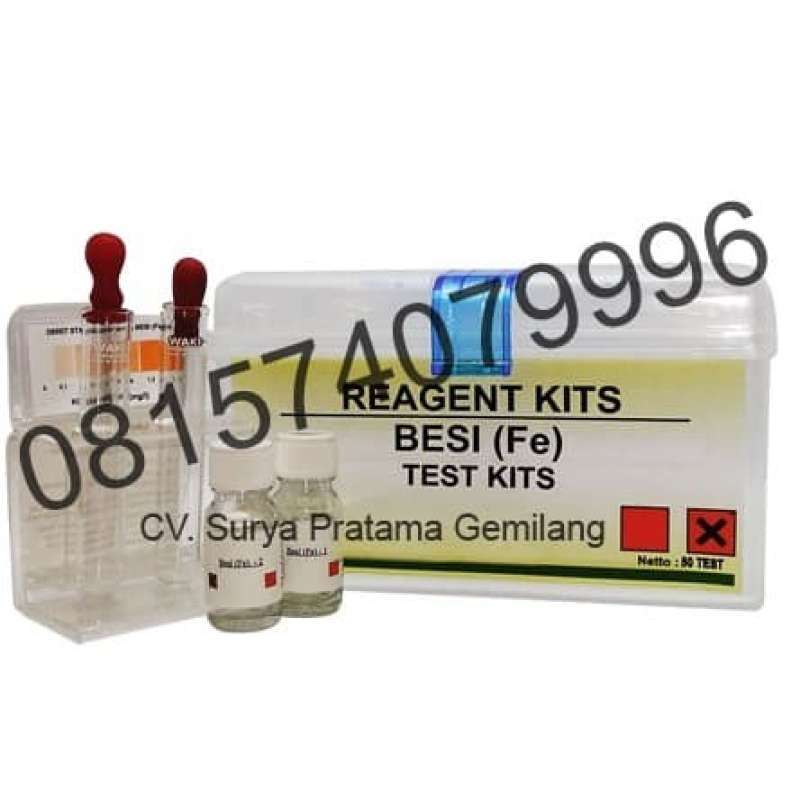 Promo Paket Alat Uji Kadar Besi / Iron (fe) - 50 Kali Pengujian Diskon ...
