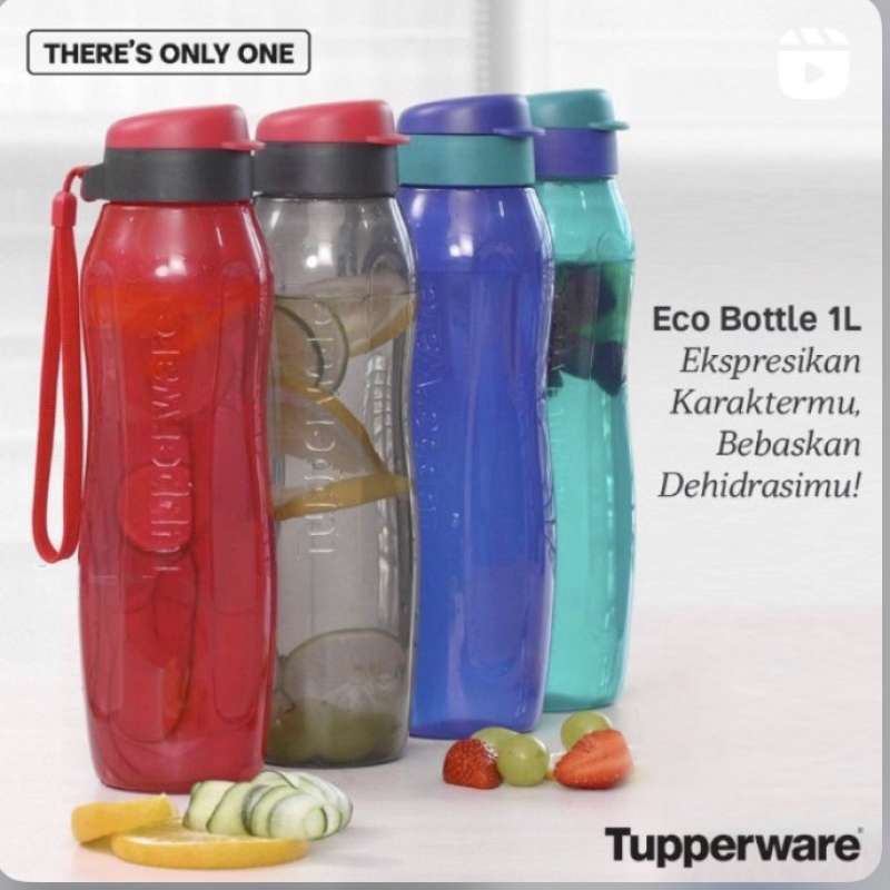 Jual Tupperware Eco Bottle 1l Warna Baru Sesuai Deskripsi Di Seller ...