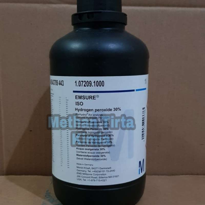 Promo H2o2 30% Merck || Hydrogen Peroxide 30% Diskon 17% Di Seller ...