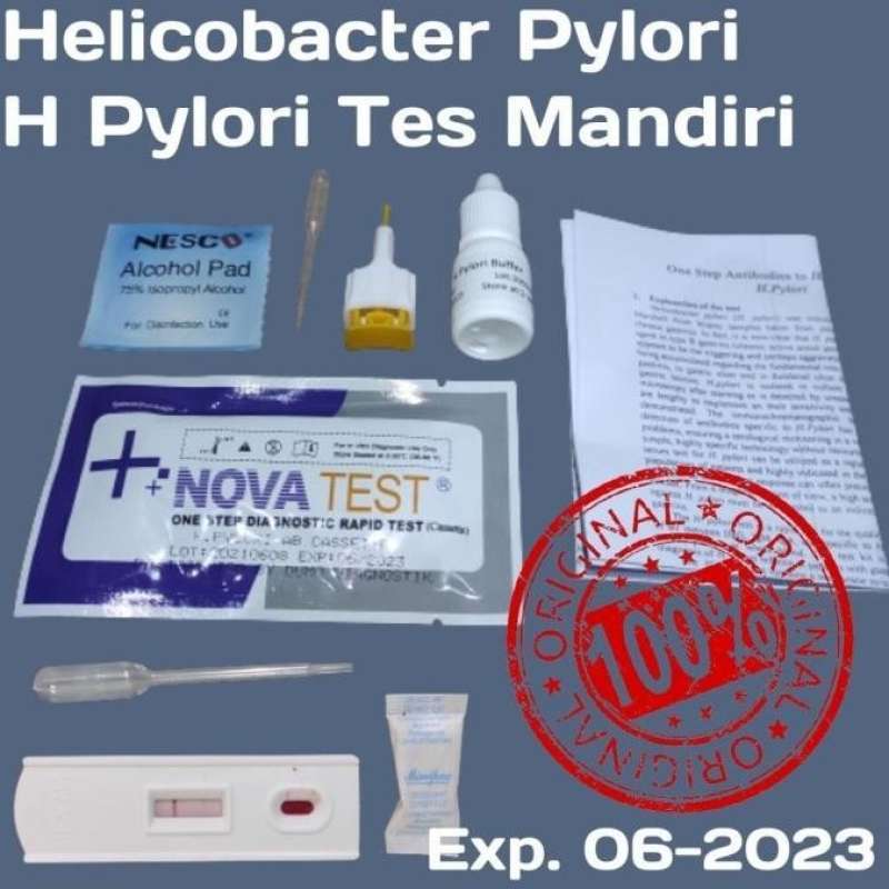 Promo Helicobacter Test H Pylori Novatest 1set Diskon 17% Di Seller ...