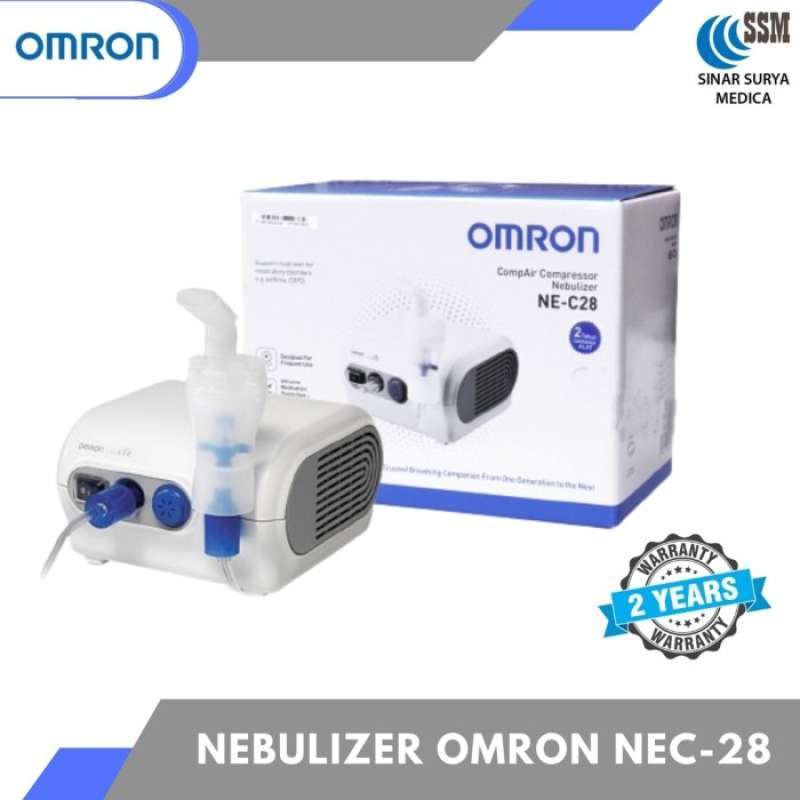 Promo Nebulizer Omron Nec-28 / Alat Bantu Uap Pernapasan Diskon 17% Di ...