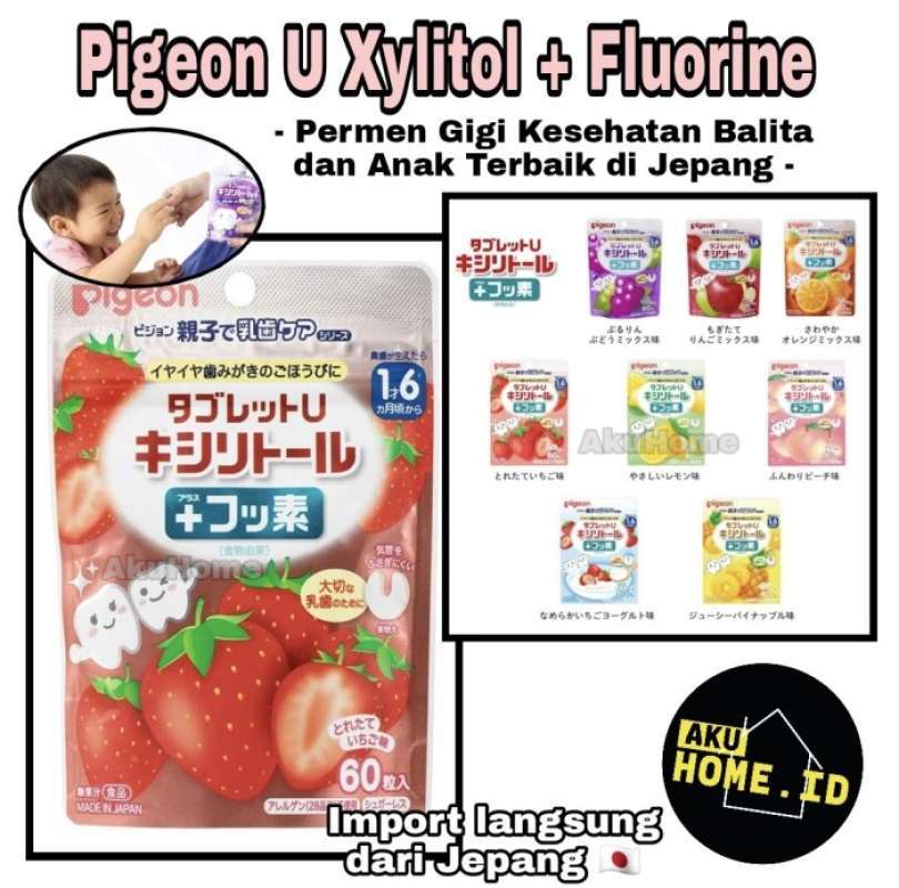 Promo Cari Permen Kesehatan Gigi Anak? Pigeon U Tablet Aja! Xylitol Flune Diskon 16% Di Seller ...