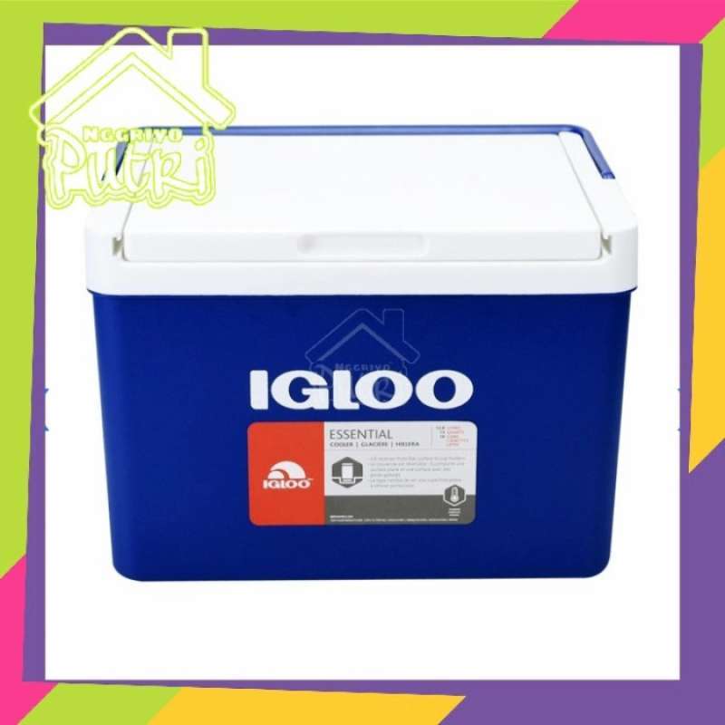 Promo Cool Box Penyimpan Makanan Cooler Box Igloo 12.8L-Biru Diskon 23% ...