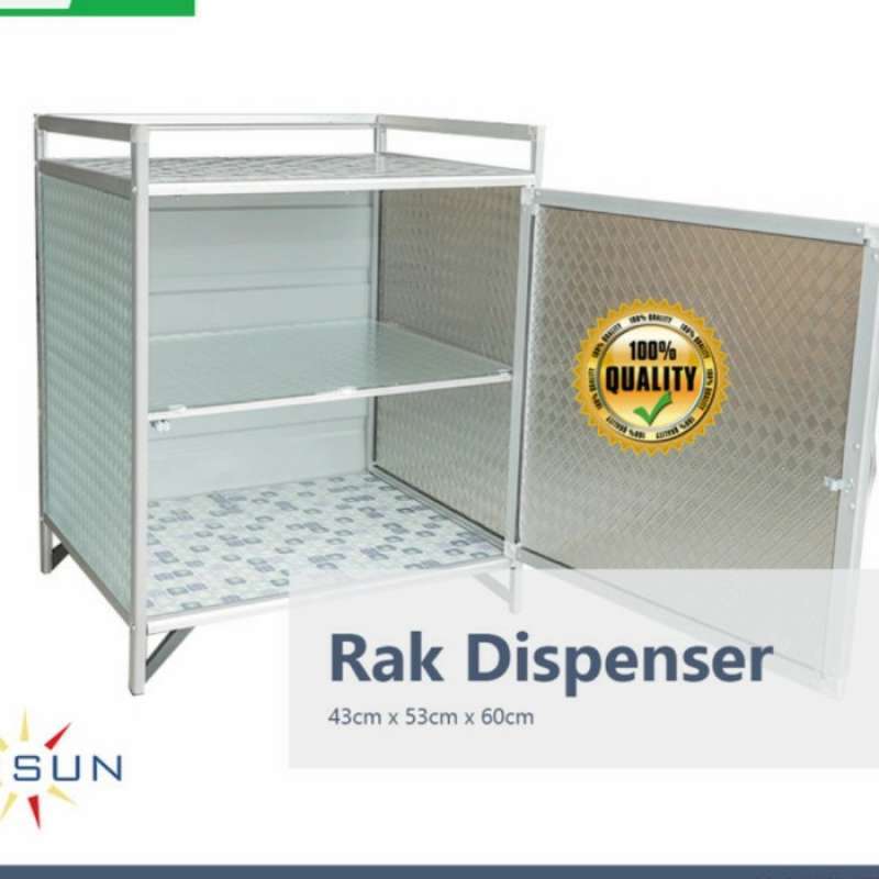 Jual Rak/meja Serbaguna Rak Dispenser/magic Com Rak Dapur Alumunium ...