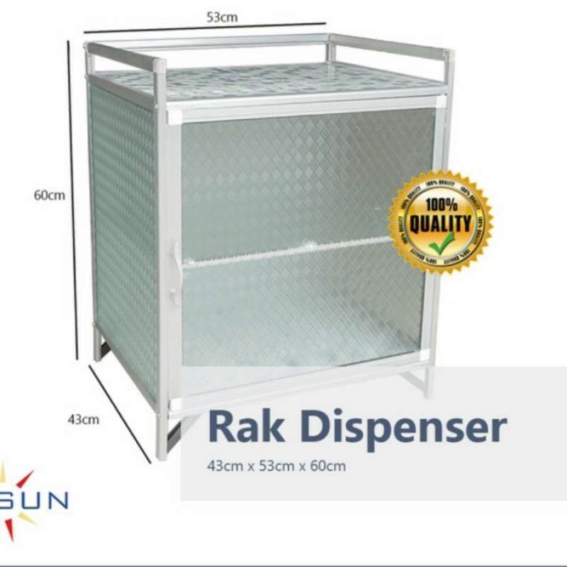 Jual Rak/meja Serbaguna Rak Dispenser/magic Com Rak Dapur Alumunium ...