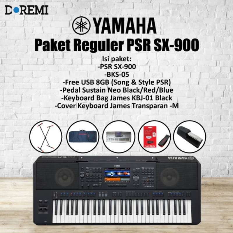 Promo Paket Reguler Keyboard Yamaha PSR SX-900 / Keyboard PSR SX-900 ...