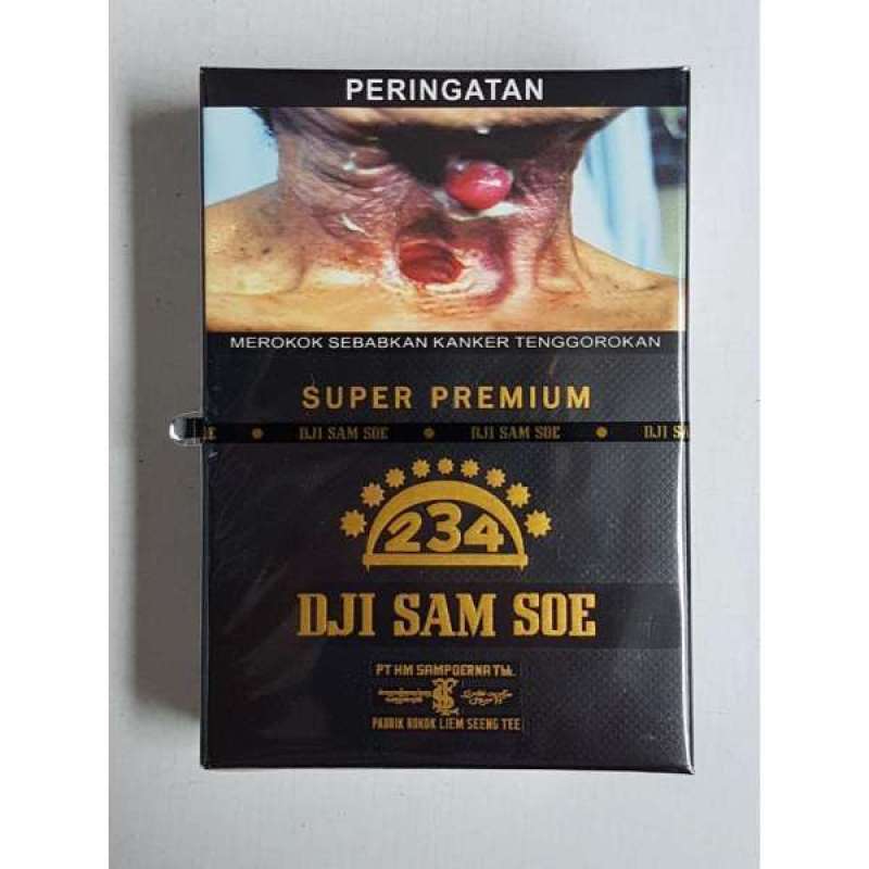 Jual DJI SAM SOE Super Premium Black Kretek Rokok [12 Batang/10 Bungkus/1 Slop] di Seller ...