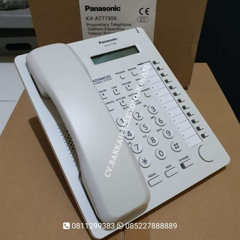 Jual Key Telephone Panasonic Kx-at7730 / Kx-at7730x Original Bergaransi Di Seller Elekto Store ...