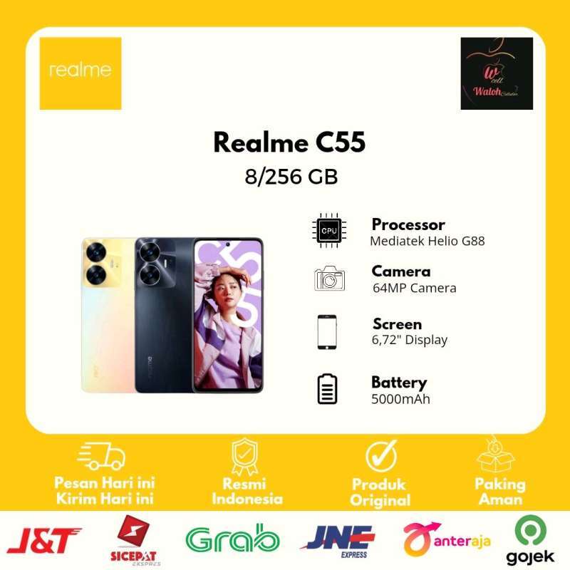 Jual Realme C55 8/256 GB Garansi Resmi Indonesia di Seller Waloh Store ...