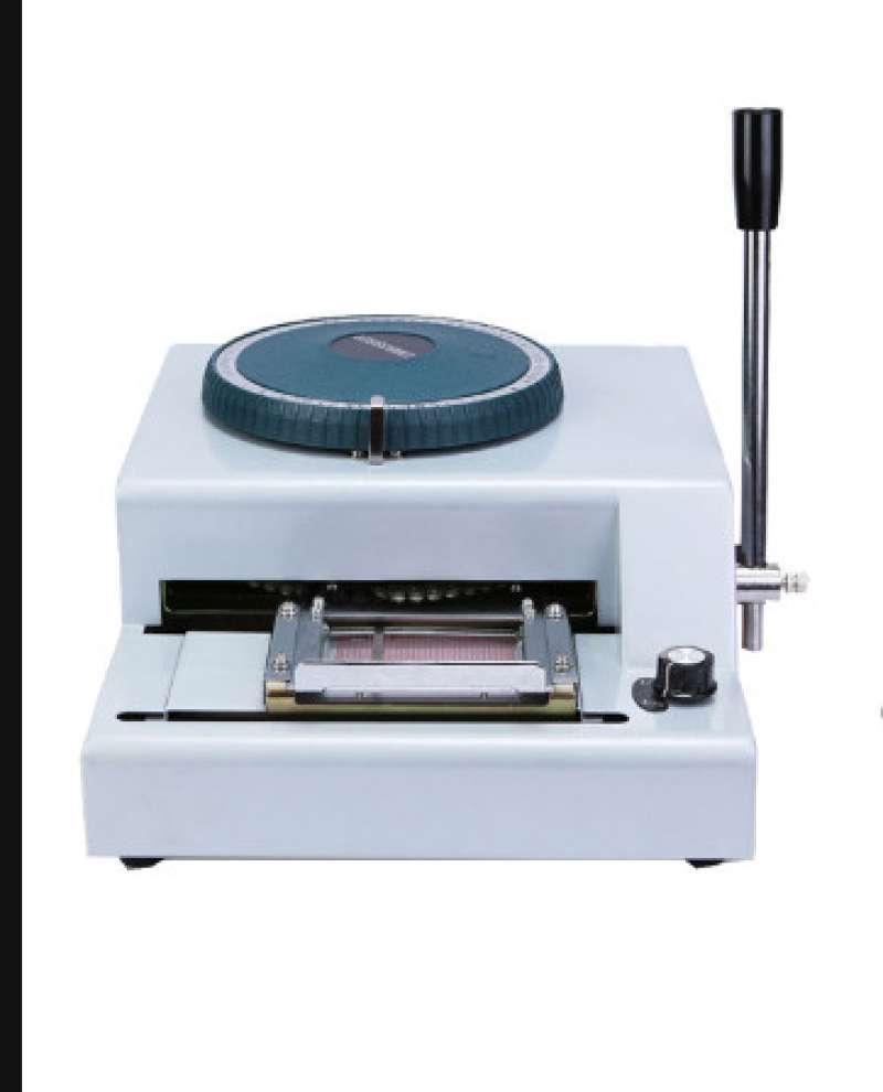 Promo Mesin Emboss Embos Huruf - Angka Id Card Diskon 33% Di Seller ...