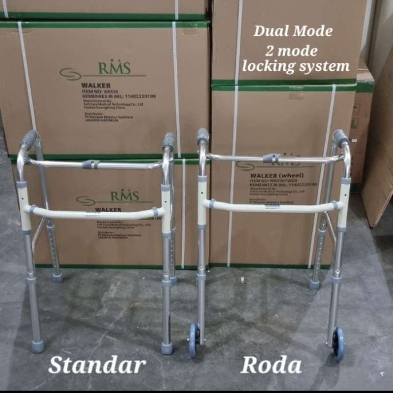 Promo Walker Alat Bantu Jalan Lansia Roda Rms Ringan Dan Kokoh Alat ...