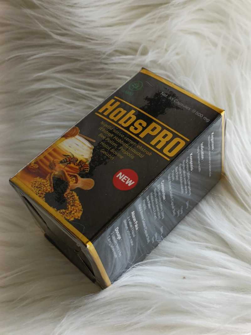 Promo Habspro Original Isi 55 Kapsul Obat Asma, Kanker, Alergi ...