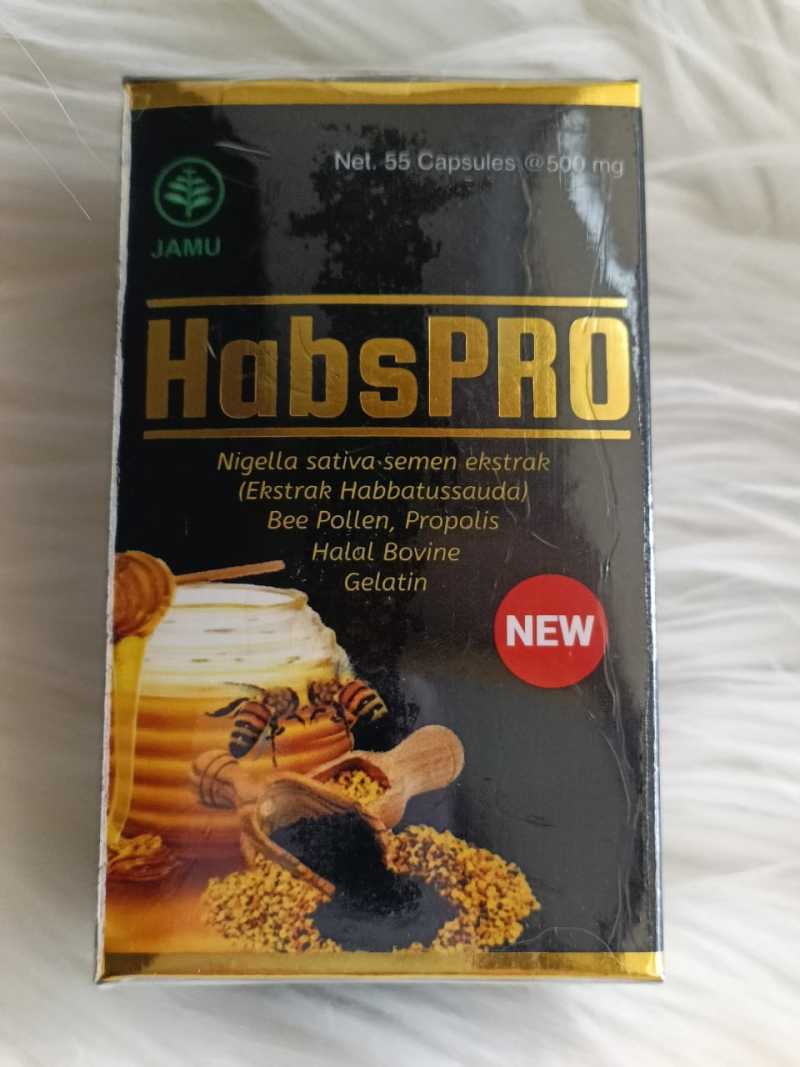 Promo Habspro Original Isi 55 Kapsul Obat Asma, Kanker, Alergi ...