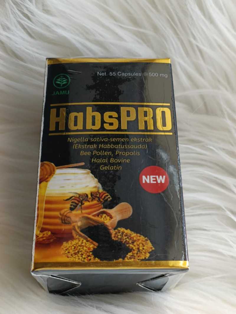 Promo Habspro Original Isi 55 Kapsul Obat Asma, Kanker, Alergi ...