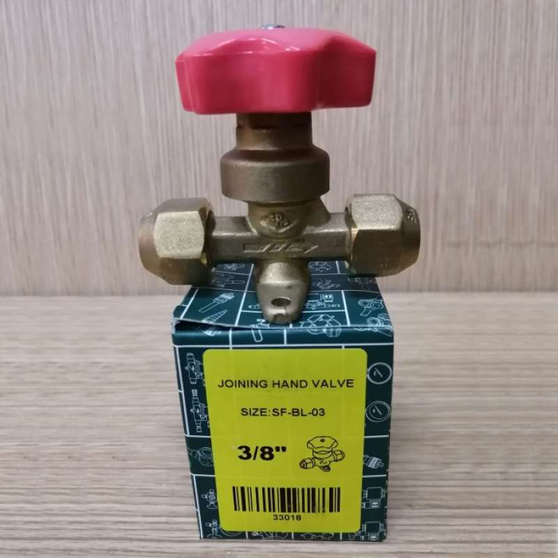 Promo Hand Valve Refrigerant Lt 3/8 + Nut - Stop Kran Diskon 23% Di ...
