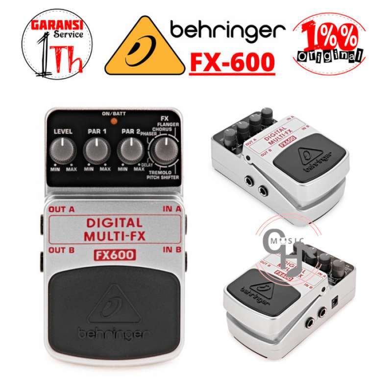 Promo Behringer FX600 Digital Stereo Multi-Effects Pedal Diskon 23% di ...