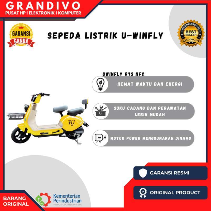 Promo Sepeda Listrik UWINFLY R7S NFC Garansi Resmi - Grandivo Diskon 7% ...
