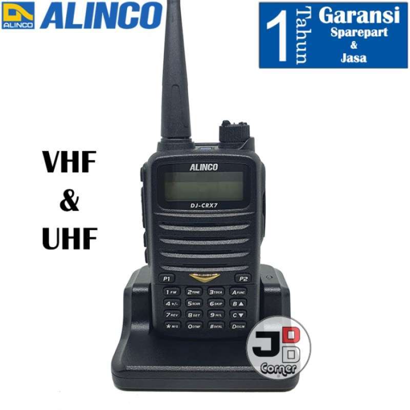 Promo HT Alinco DJ-CRX7 Dual Band ORIGINAL Baru Garansi 1 Thn DJCRX7 DJ CRX7 Diskon 23% di ...