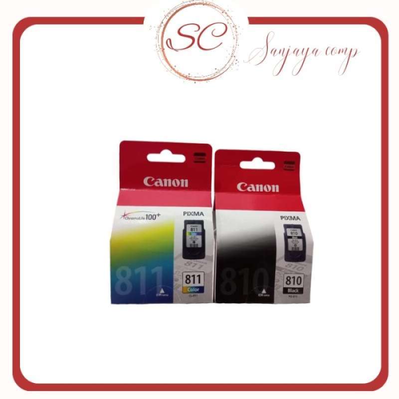 Promo Tinta Canon 810 Black Dan 811 Color Original Resmi Diskon 23% di ...