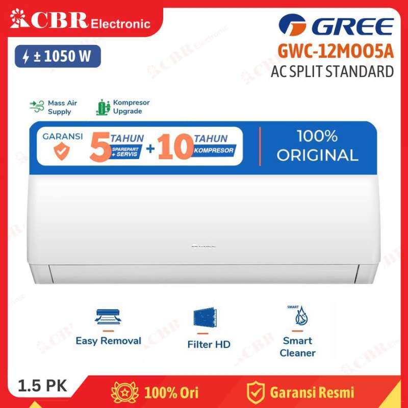 Jual Ac Split Gree Standard 1.5pk Gwc-12moo5a R-32 Di Seller Cbr ...