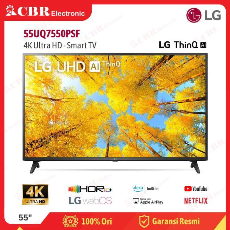 Jual TV LG 55 Inch LED 55UQ7550PSF (4K UHD-Smart TV) di Seller CBR ...