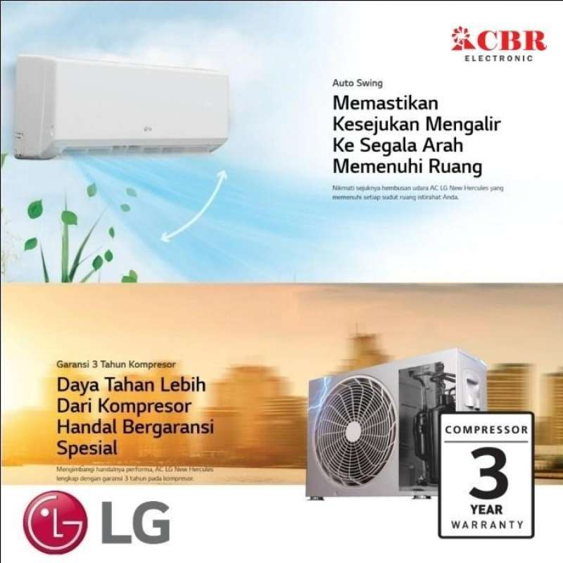 Jual Ac Lg Standard 1/2pk (0.5pk) H05tn4 / New Hercules (r32) Batam Di ...