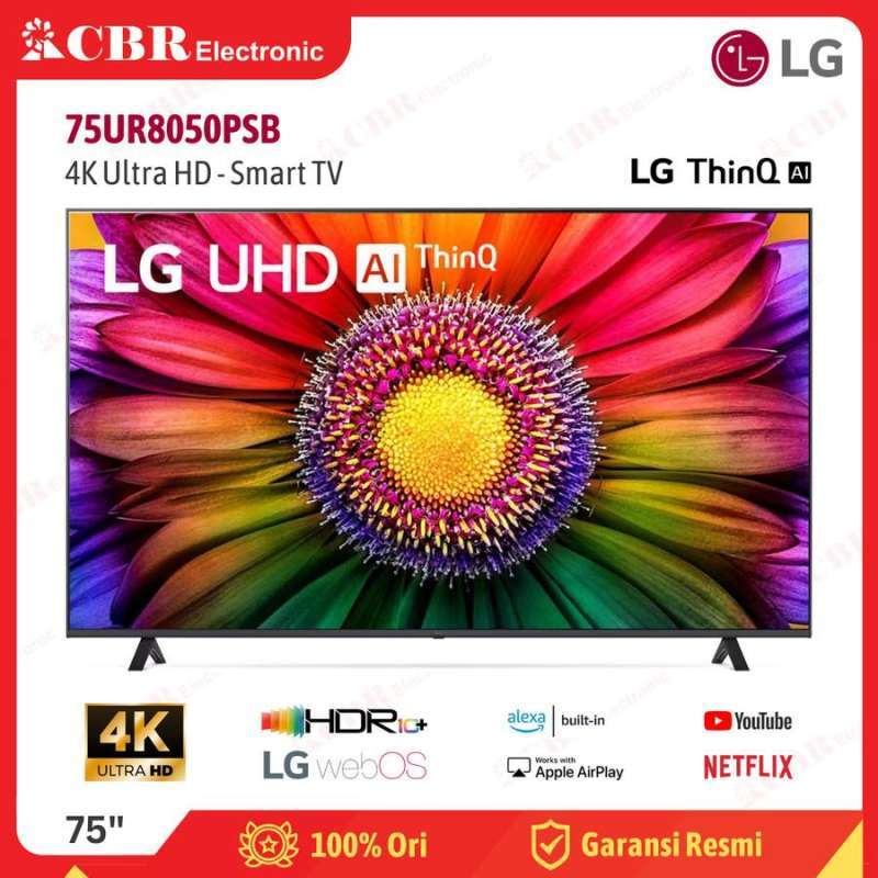Jual TV LG 75 Inch LED 75UR8050PSB (4K UHD-Smart TV) di Seller CBR Elektronik Batam - Kampung ...