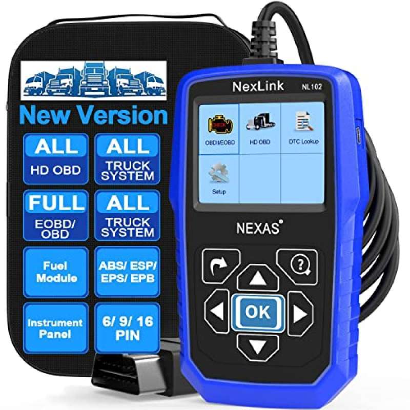 Promo NEXAS NL102 Pro Heavy Duty Truck Scanner Enhanced Full System ...