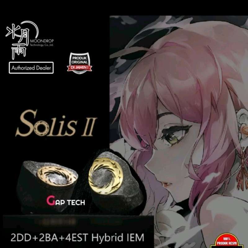 Promo Moondrop Solis Ii / Solis 2 Flagship 2dd + 2ba + 4est Hybrid Iem Diskon 1% Di Seller Gap ...