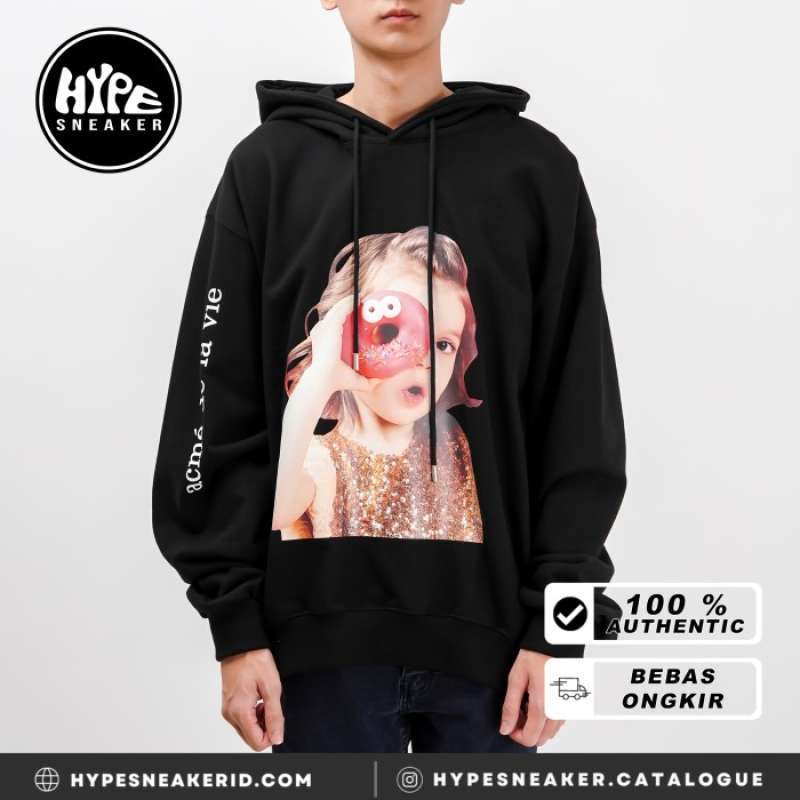 Jual Jaket ADLV GIRL RED DONUT BLACK HOODIE 100% ORIGINAL di Seller ...