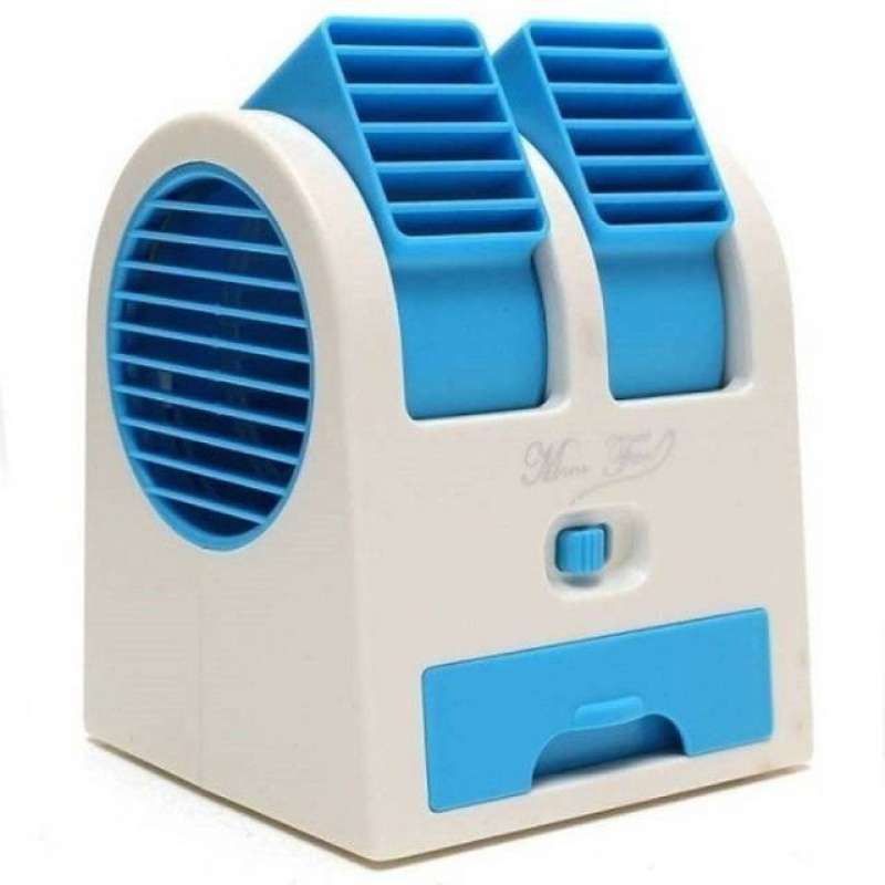 Promo Ac Duduk Mini Portable Double Cooler Fan Kipas Angin Aroma Terapi ...