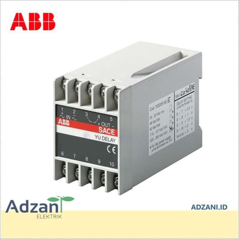 Jual Abb Uvd Yu Uvt Delay 220v 250vdc Vac 1sda038320r1 Di Seller Adzani ...