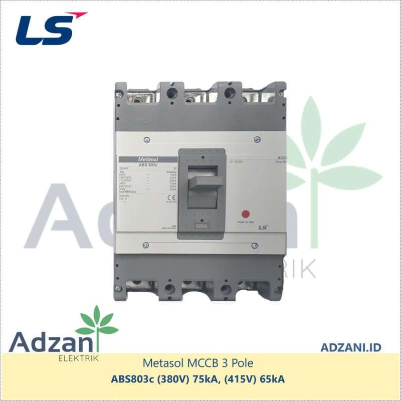 Jual Mccb 3p 630a 75ka 65ka Abs803c Ls Metasol Lsis Di Seller Adzani Elektrik Official Store ...
