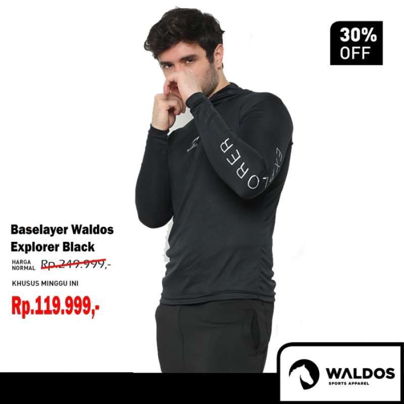 Jual Baselayer Manset Waldos Explorer Black Rashguard Gunung Renang ... Jual Baselayer Manset Waldos Explorer Black Rashguard Gunung Renang ...