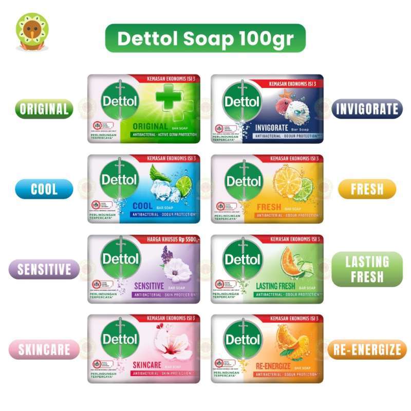 Jual Dettol Sabun Batang / Bar Soap - 100g di Seller CV. Aladdin Makmur ...