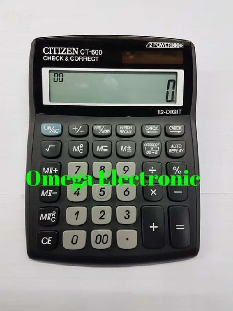 Jual Original Citizen Ct-600j - Kalkulator Meja Office Check Correct Ct ...