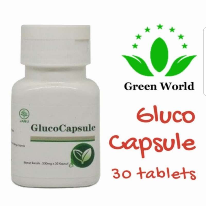 Promo GLUCO CAPSULE GLUCO BLOCK 100% ORI - OBAT DIABETES HERBAL - OBAT ...