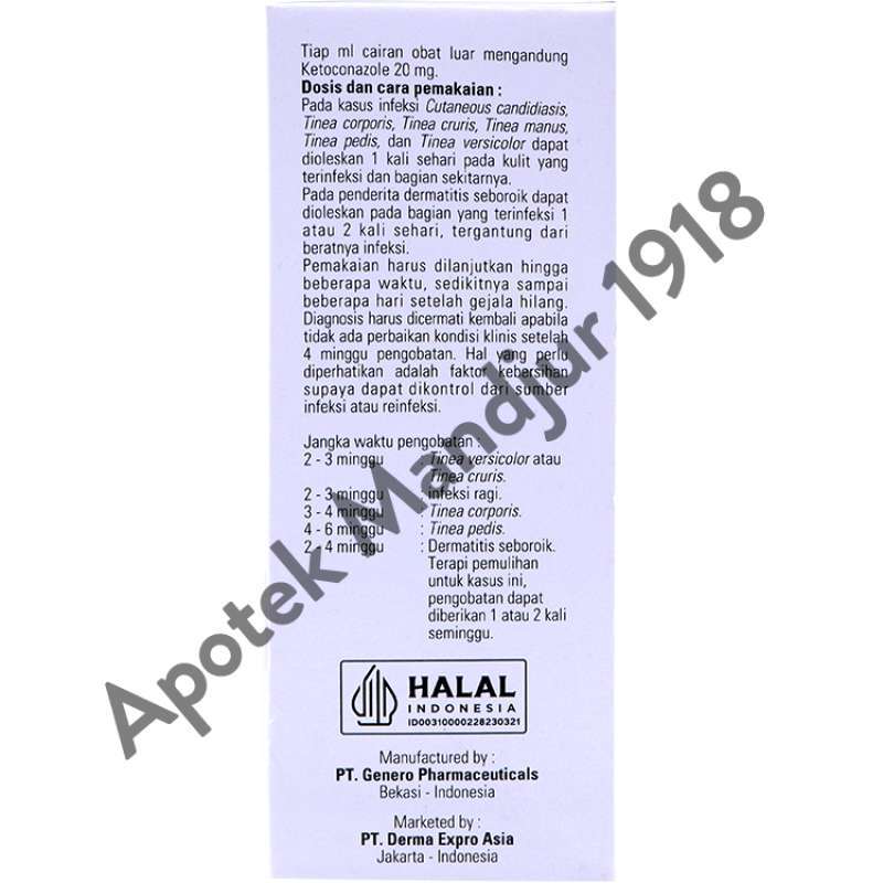 Jual Erazol Lotion 30 Ml - Meredakan Gatal Jamur, Kurap Dan Panu Di ...