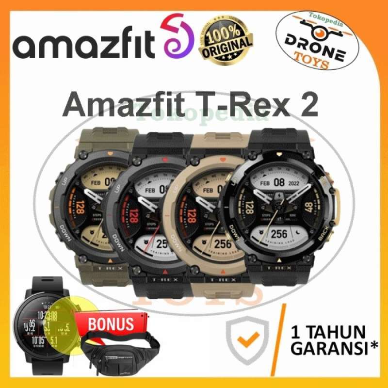 Jual Amazfit TRex 2 Trex Pro T Rex Smartwatch Military STD AMOLED Display di Seller Graha ...