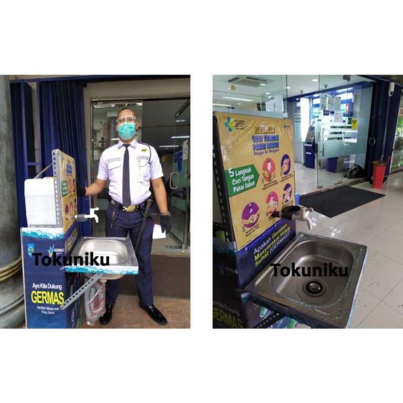 Promo Wastafel Bak Cuci Tangan Portable Tempat Cuci Piring Drum Tong ...