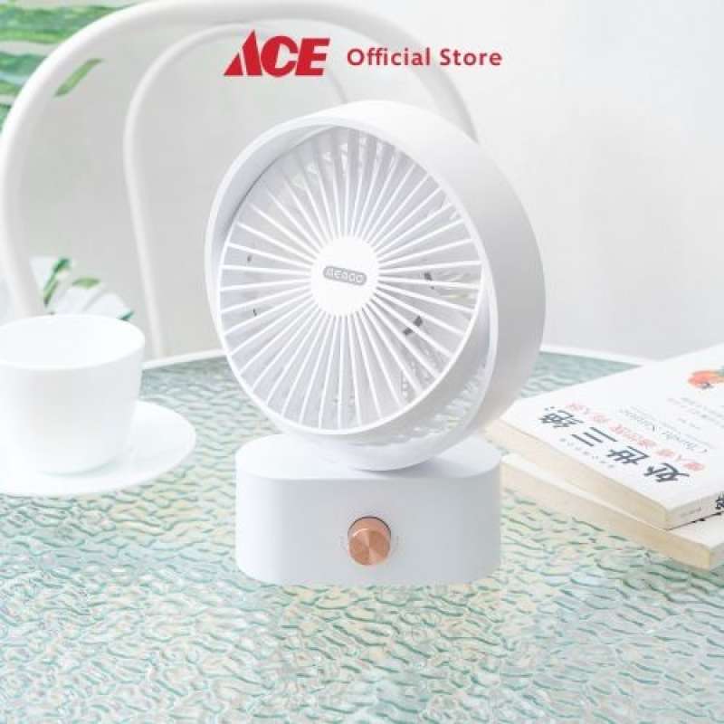 Promo Ace - Memoo Kipas Angin Auto Swing Rechargeable 4000 Mah Diskon ...