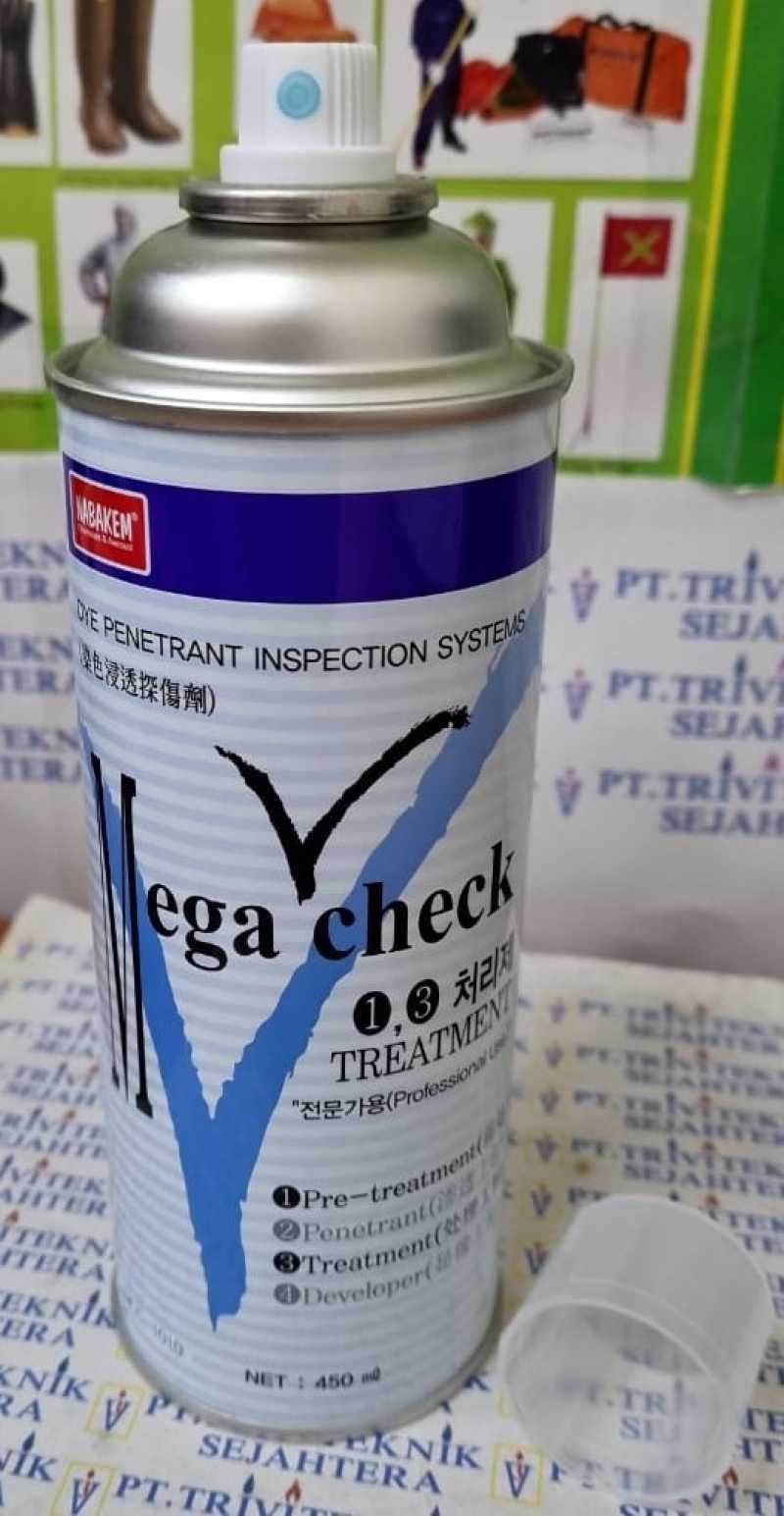 Jual mega check dye inspection system ndt nabakem,test keretakan las ...