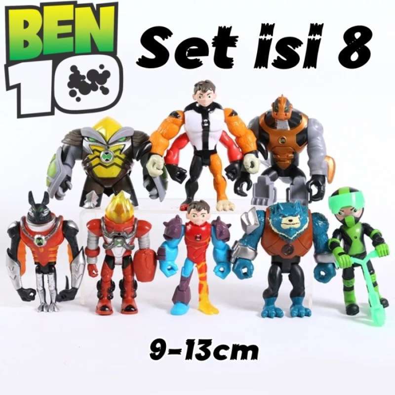 Promo Figure Ben 10 2021 Ben 10 Omnitrix Action Figures Set 8 Diskon 23 ...