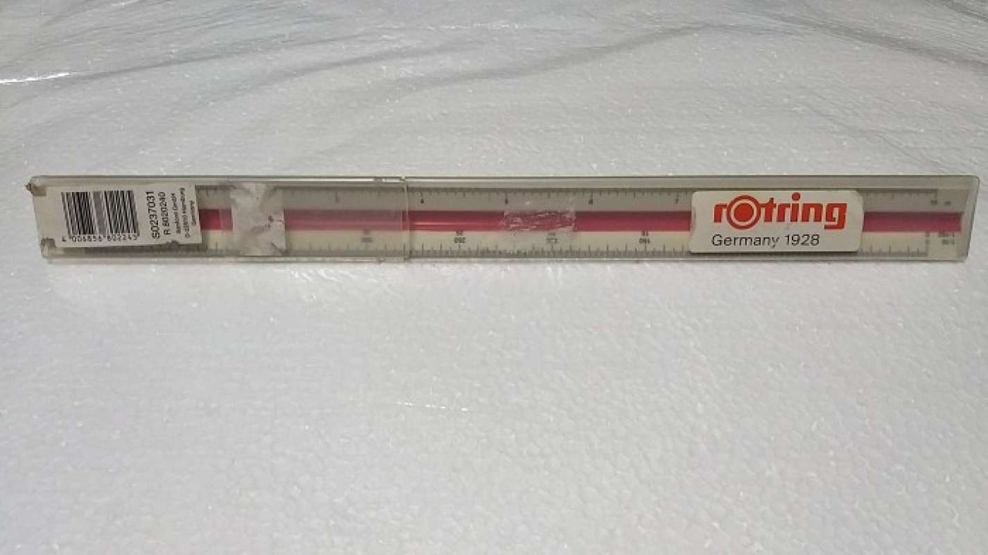 Promo Penggaris Skala INSINYUR ARSITEK - TRIANGULAR SCALE Rotring ...