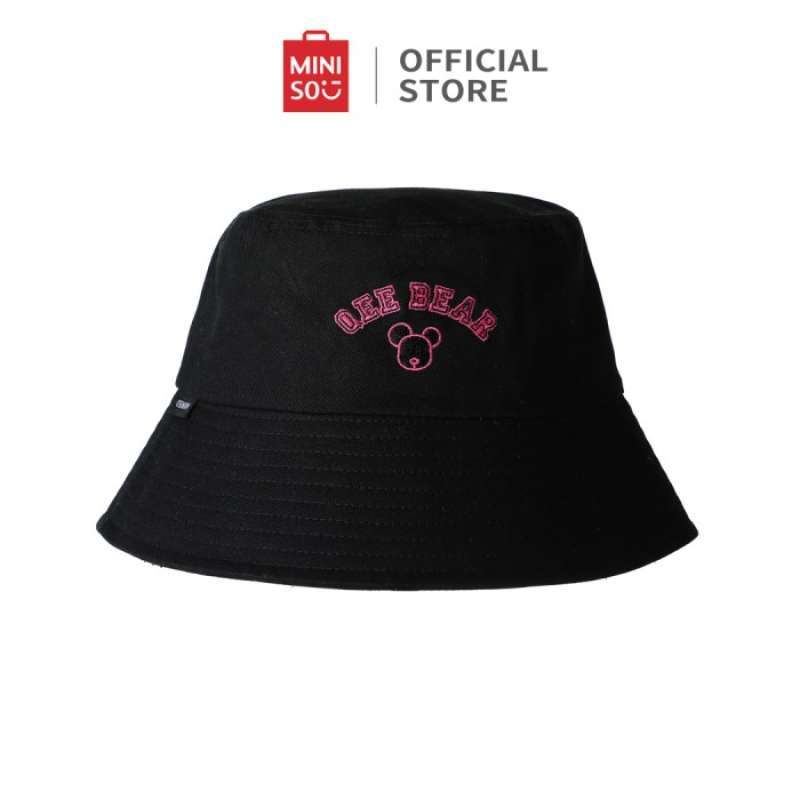 Promo Miniso Bucket Hats Mode Muda Caps 100% Kapas Topi Dewasa Anak ...